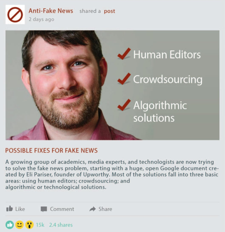 Fighting Fake News - Infographic - Socializing AI